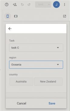 Appsheetと連携して階層メニュー - Cloudsmart LLC