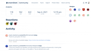 smartsheet | Community 日本ユーザーへの紹介コーナー - Cloudsmart LLC