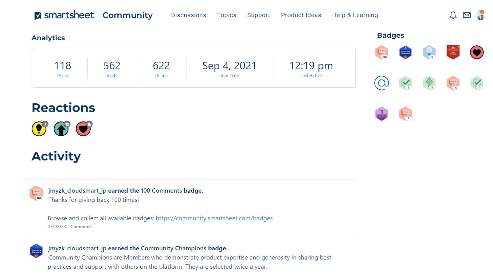 smartsheet | Community 日本ユーザーへの紹介コーナー - Cloudsmart LLC